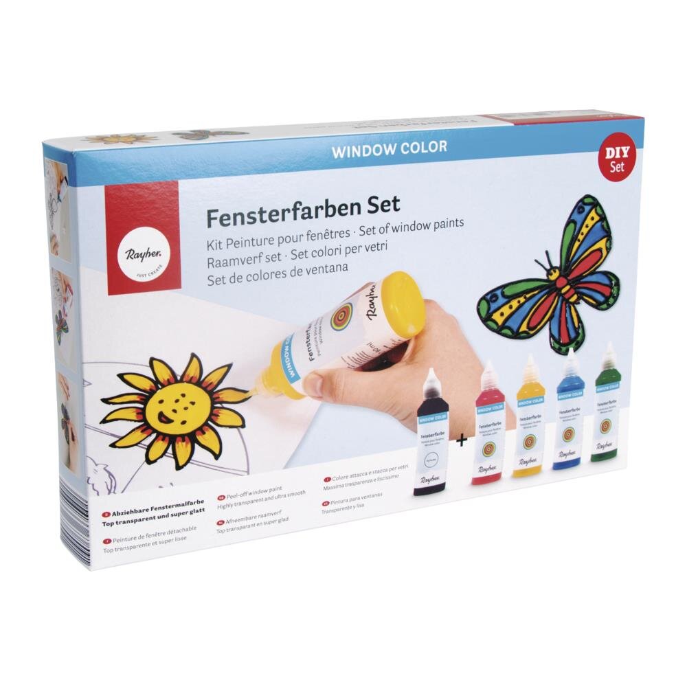 hobbyversand24 Komplett-Set easy paint Window Color - h
